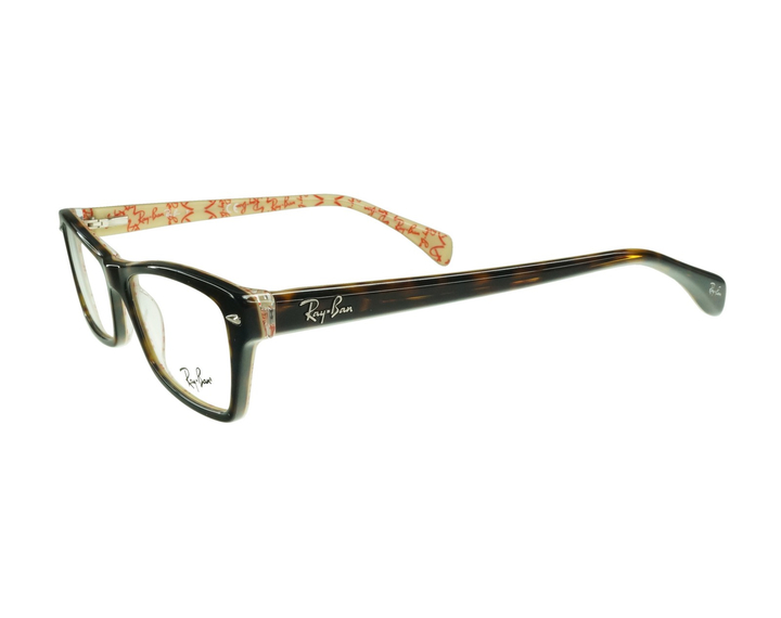 Ray-Ban 5256 marron léopard et beige